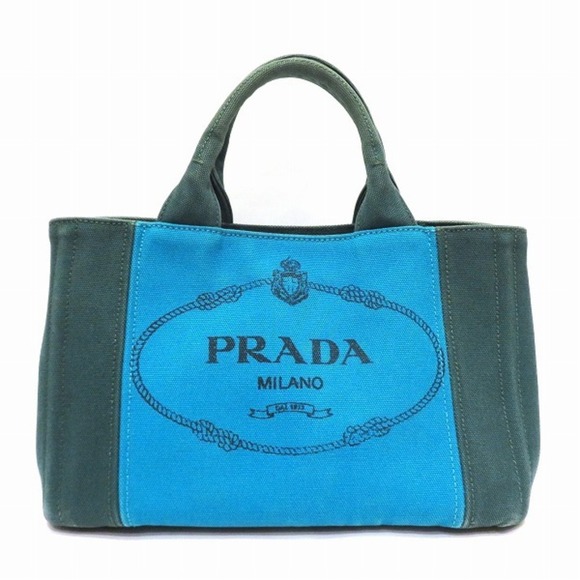 Prada | Bags | Prada Canapa Tote Bag Bn2439 Shoulder Handbag Ladies ...